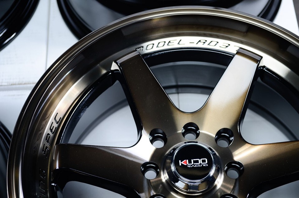 15" Black Bronze Wheels Rims Honda Civic Accord Miata Cooper Prius C ...