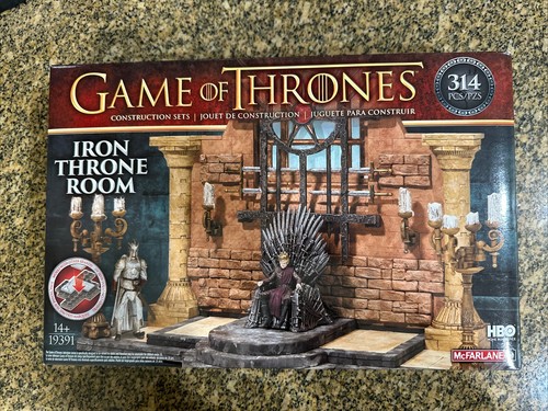 McFarlane Toys Game of Thrones Iron Throne Room Construction Set Sealed ...