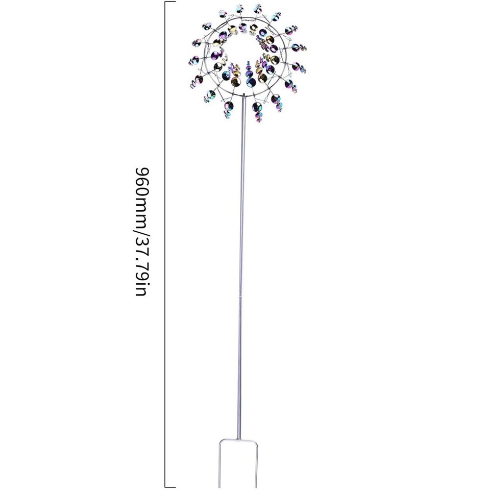 Magical Wind Powered Kinetic Windmill Metal And Sculpture Spinner ...