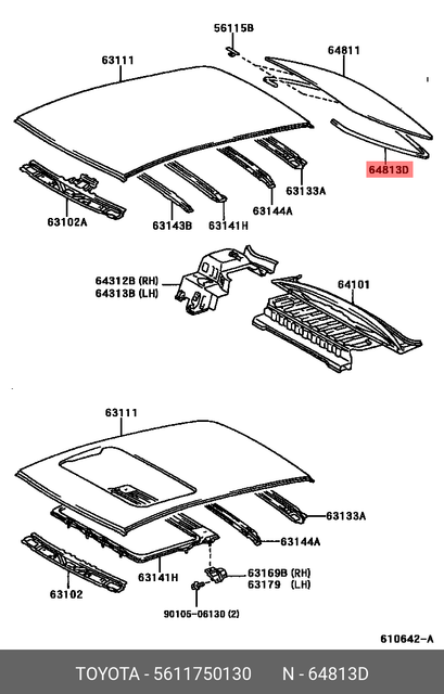 toyota 5611750130 online kaufen | eBay