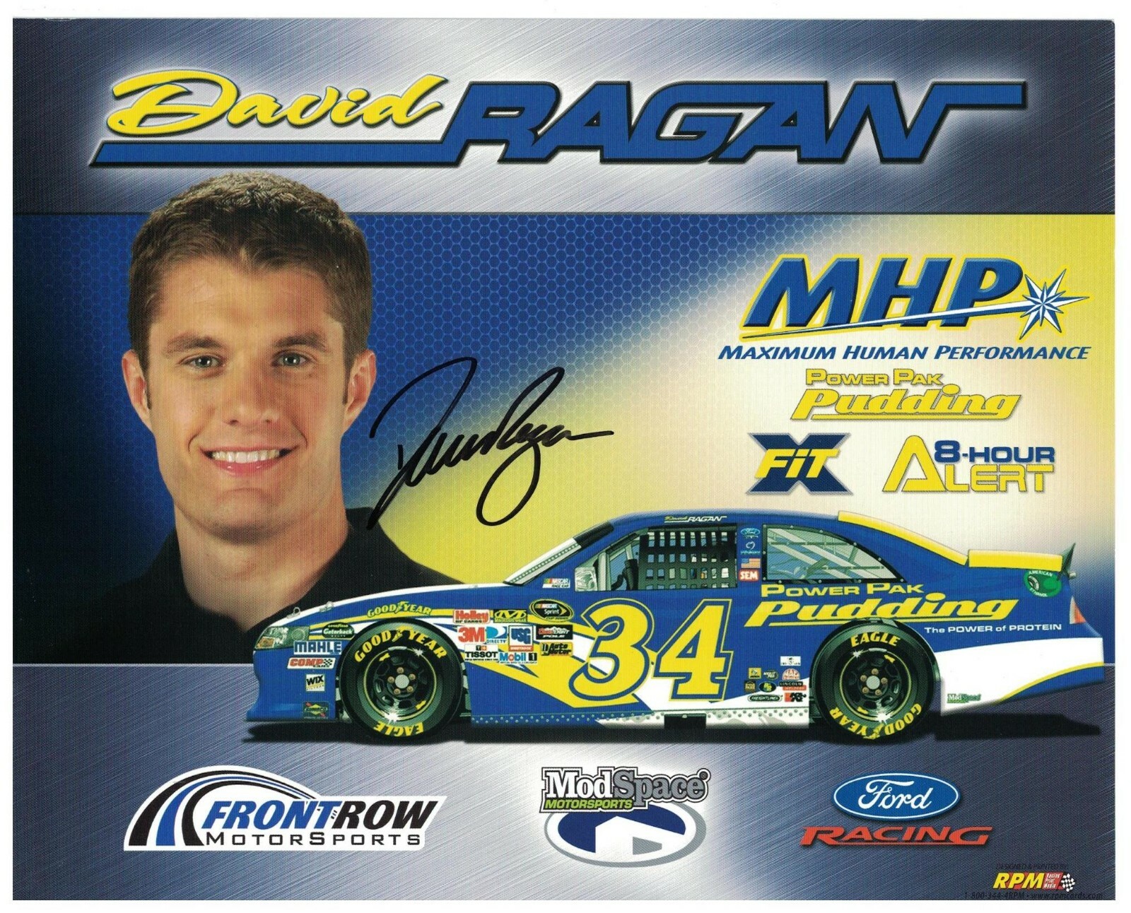 David Ragan Signed Autographed 8 x 10 Photo NASCAR Racing Driver | eBay