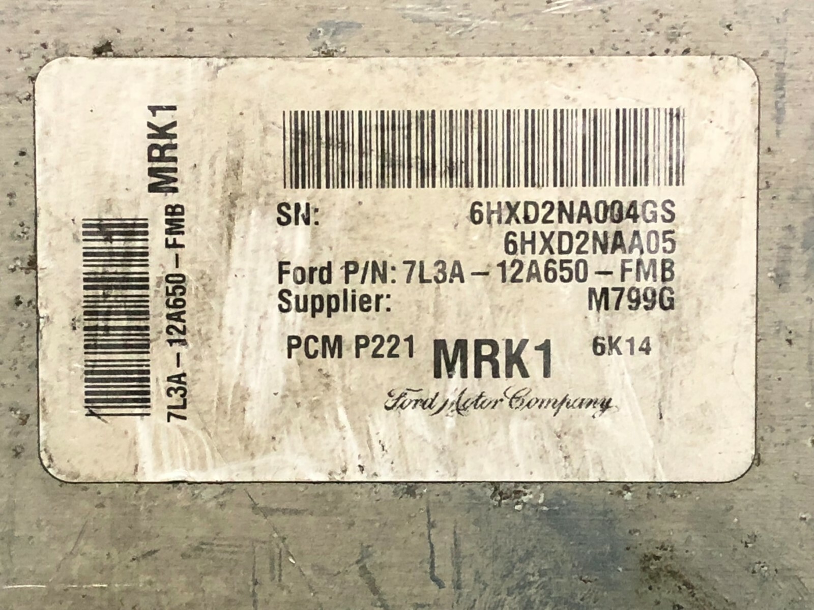 2007+Ford+F150+4.2l+Engine+Computer+ECM+PCM+7L3A12A650FMB+Ship for sale ...