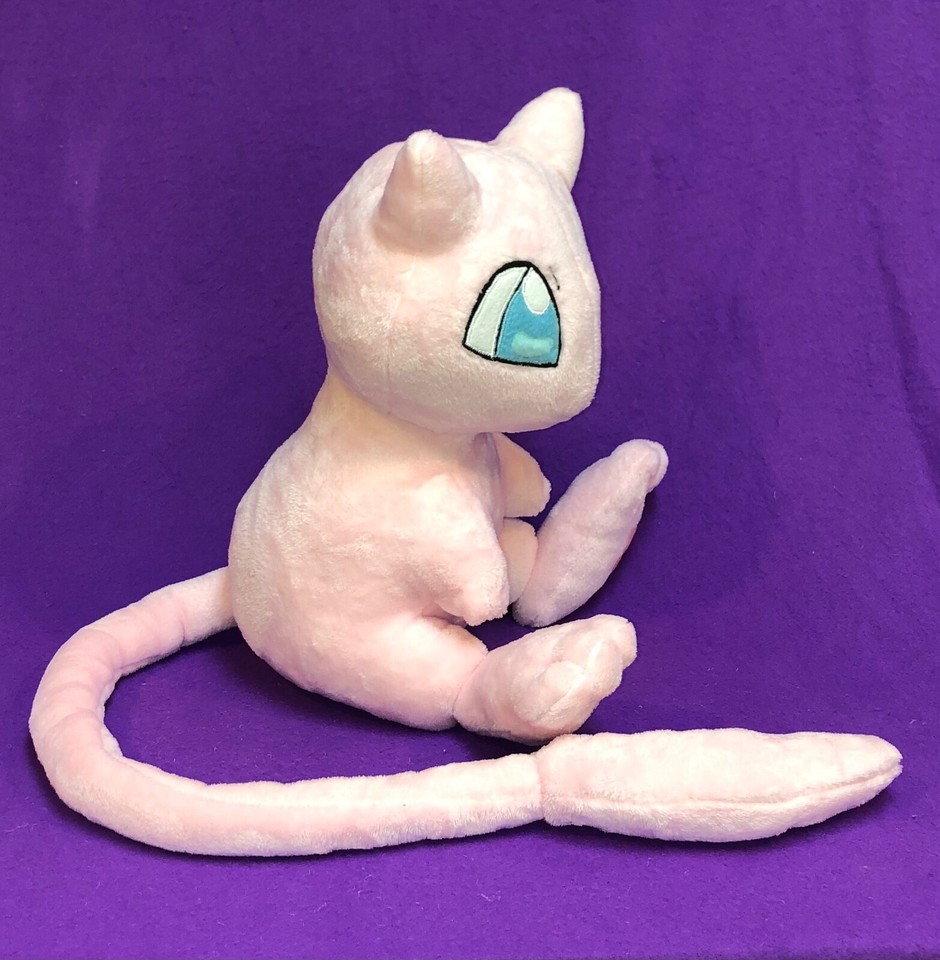 Pokémon Fluffy MEW sitting 13” plush - HANDMADE - CUTE! | eBay