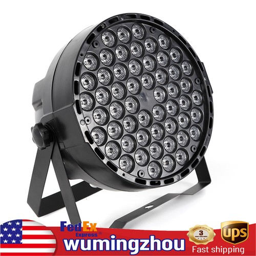 8pcs 54 x 3W RGBW DMX LED Par Stage Light Lighting Club Light Lamp Show ...