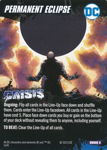 PERMANENT ECLIPSE DC Comics Deck Building Game card CRISIS 3 | eBay