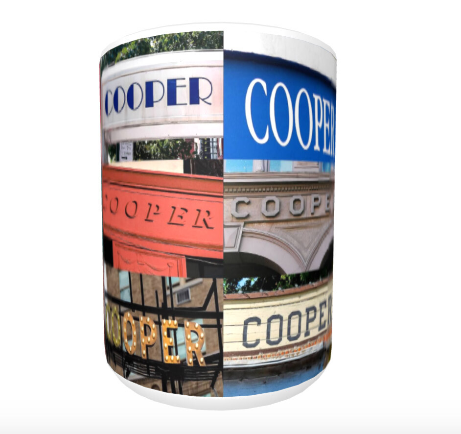 COOPER Coffee Mug / Cup - photos of real name signs | eBay
