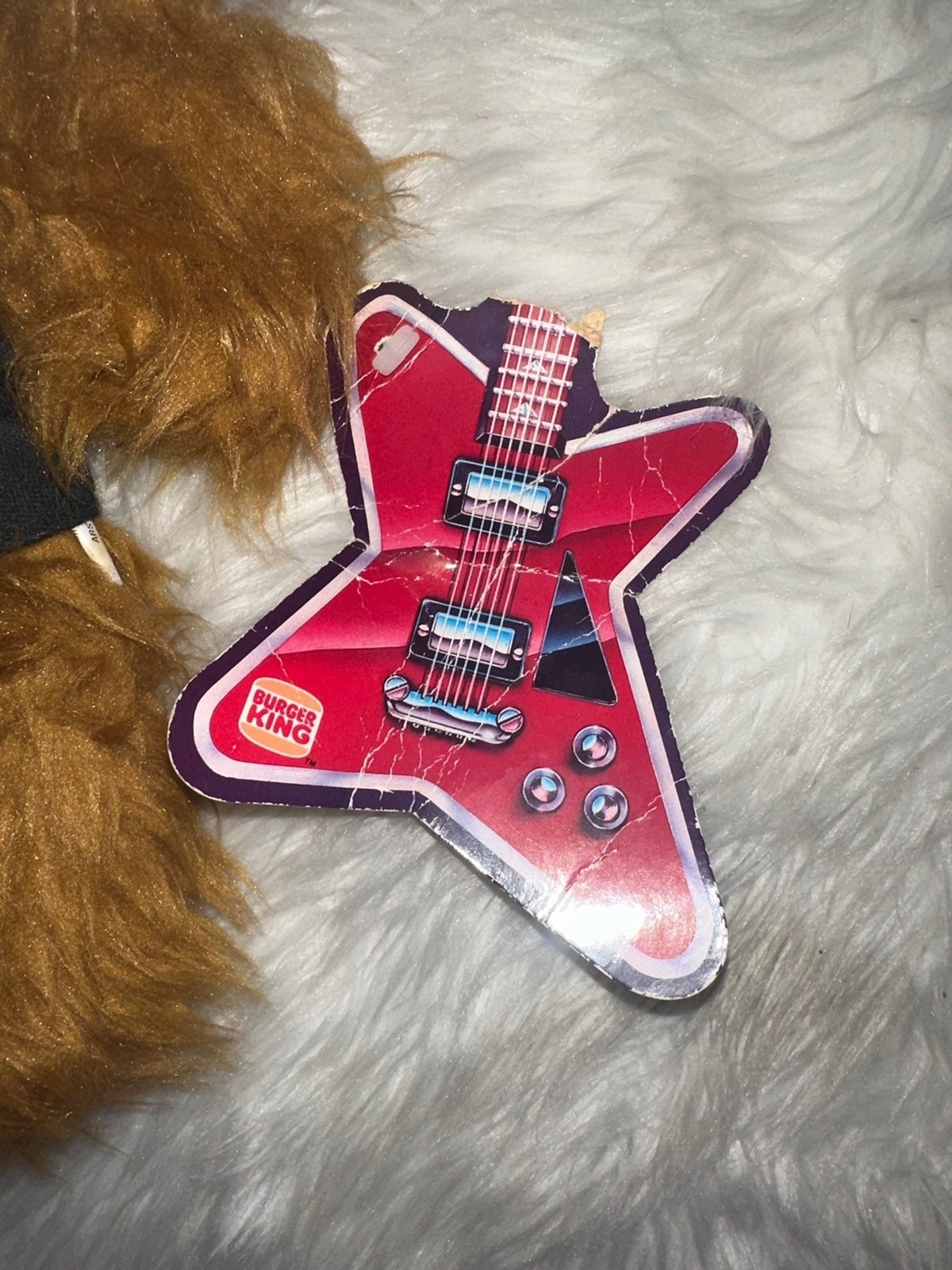 Vintage Alf Hand Puppet 11” “Born to Rock” 1988 Burger King Stuff Plush ...