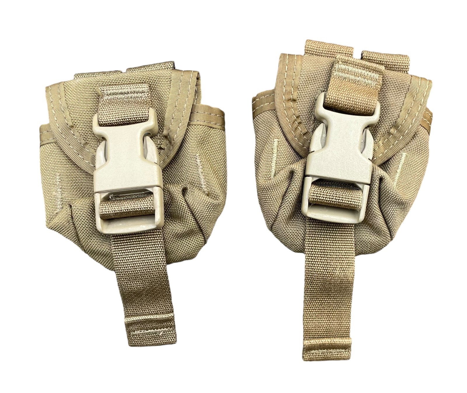 Lot of 2 USMC M-67 Grenade Pouches Coyote Brown MOLLE ILBE NSN 8465-01 ...