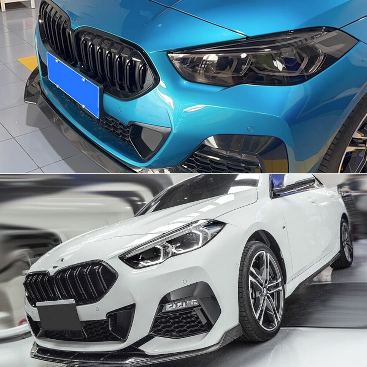 Gloss Black Front Grille For 2020-23 BMW F44 2-Series Gran Coupe M235i ...
