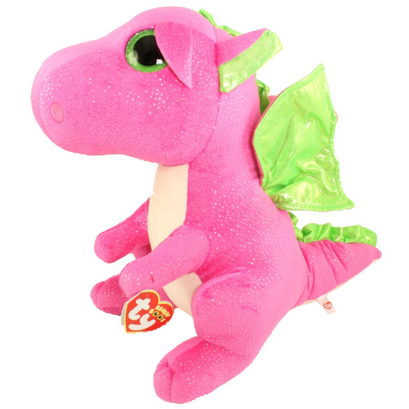 Ty Beanie Babies 37071 Boos Darla The Pink Dragon Large Boo Buddy for ...