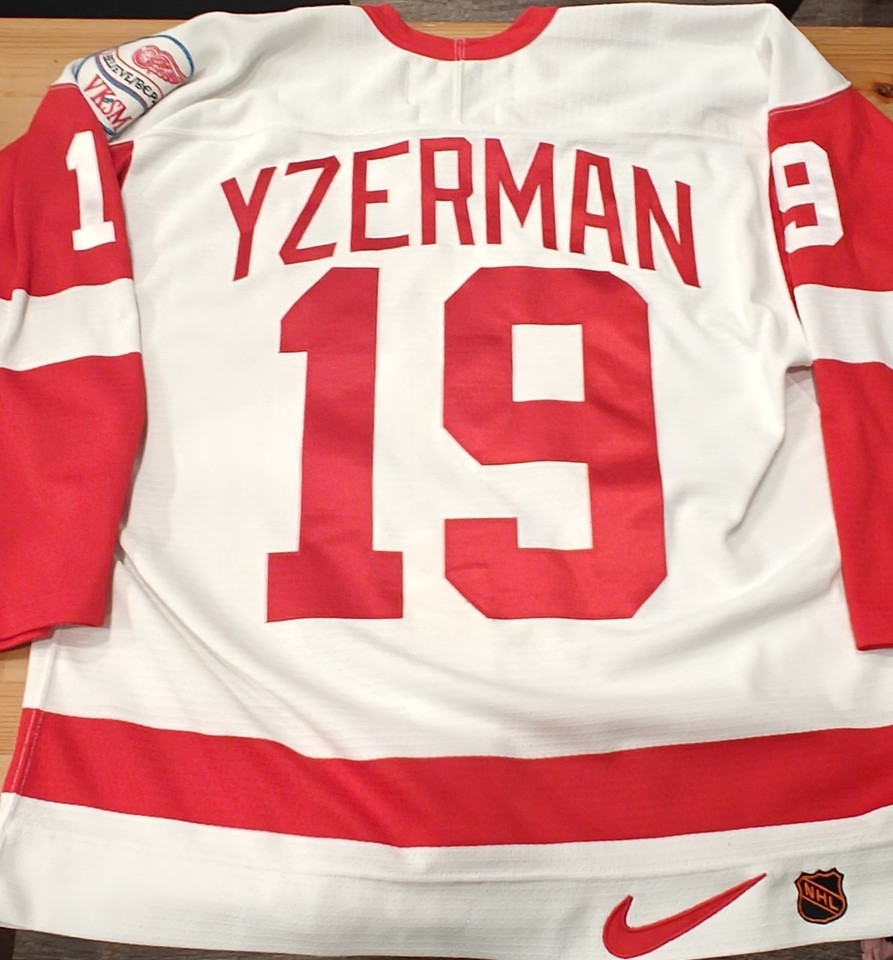 RARE Steve Yzerman 1998 Stanley Cup Detroit Red Wings NIKE Pro Jersey ...