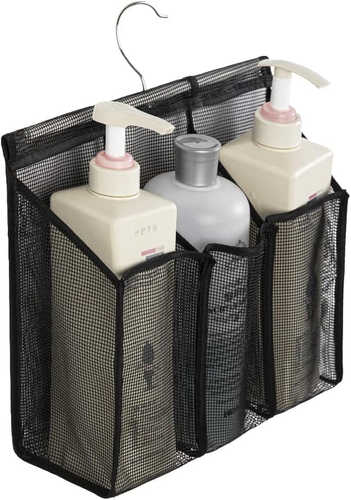 Hanging Mesh Shower Caddy,Bathroom Toiletry Organizer,Black ...