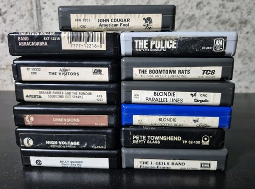 Lot Of 13 1980s/Punk/New Wave- 8 Track Tapes- Tested- Nice Condition | eBay