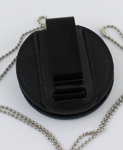 Concealed Handgun License Bronze Badge And Holder Leather Clip | eBay