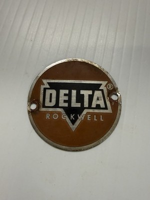 Vintage Delta ID Badge / Name Plate 2” | eBay