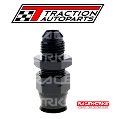 Raceworks 1/2in. Tube To Male -8AN Male Hose End Aluminium Tube Adaptor ...