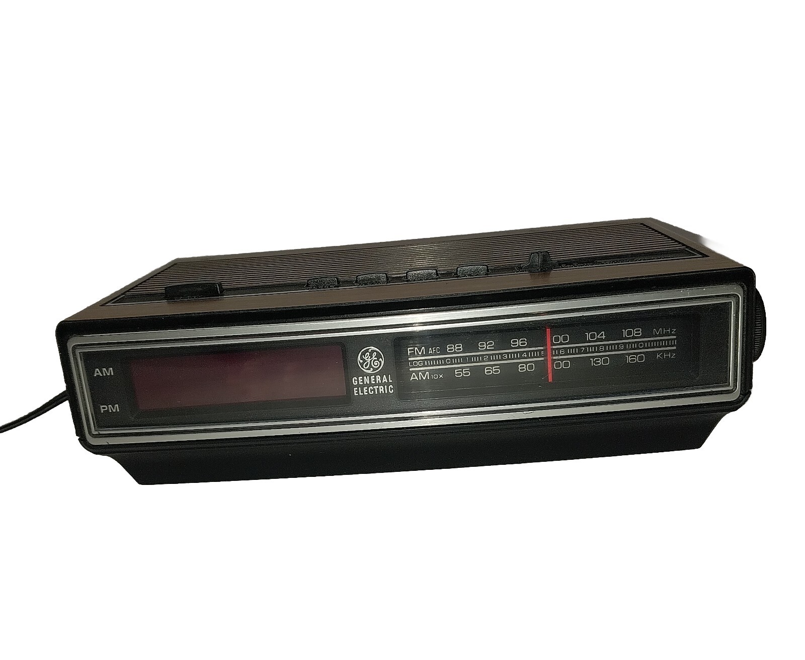 Vtg GE General Electric 7-4625A Digital Alarm Clock Radio AM/FM ...