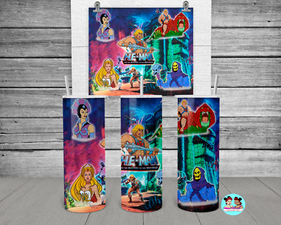 He Man The masters of the Universe Tumbler~ Cartoon Tv Show~20oz ...