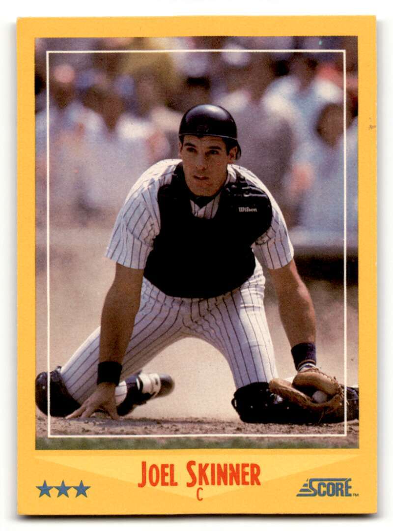 1988 Score #532 Joel Skinner New York Yankees Baseball Cards EX/NM ID ...