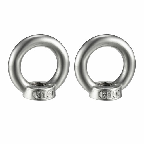 M10 Female Thread 304 Stainless Steel Lifting Eye Nuts Ring 2pcs | eBay