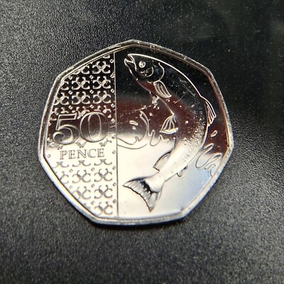 The 2023 Atlantic Salmon 50p Coin featuring King Charles III ...