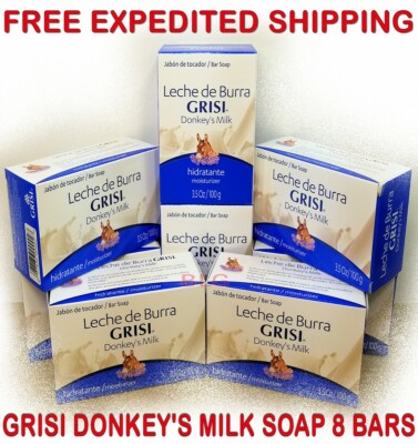 GRISI DONKEYS MILK SOAP Scented Bar 3.5 oz Face Hand Leche De Burra ...