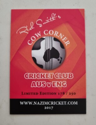 Mint Ashes Checklist Cow Corner Cricket Trade Card | eBay Australia