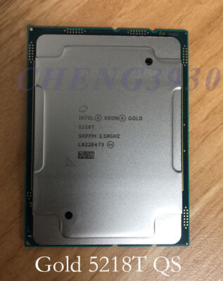 Intel Xeon Gold 5218t QS version 16 cores 32 threads 2.10 GHz 3647-pin ...
