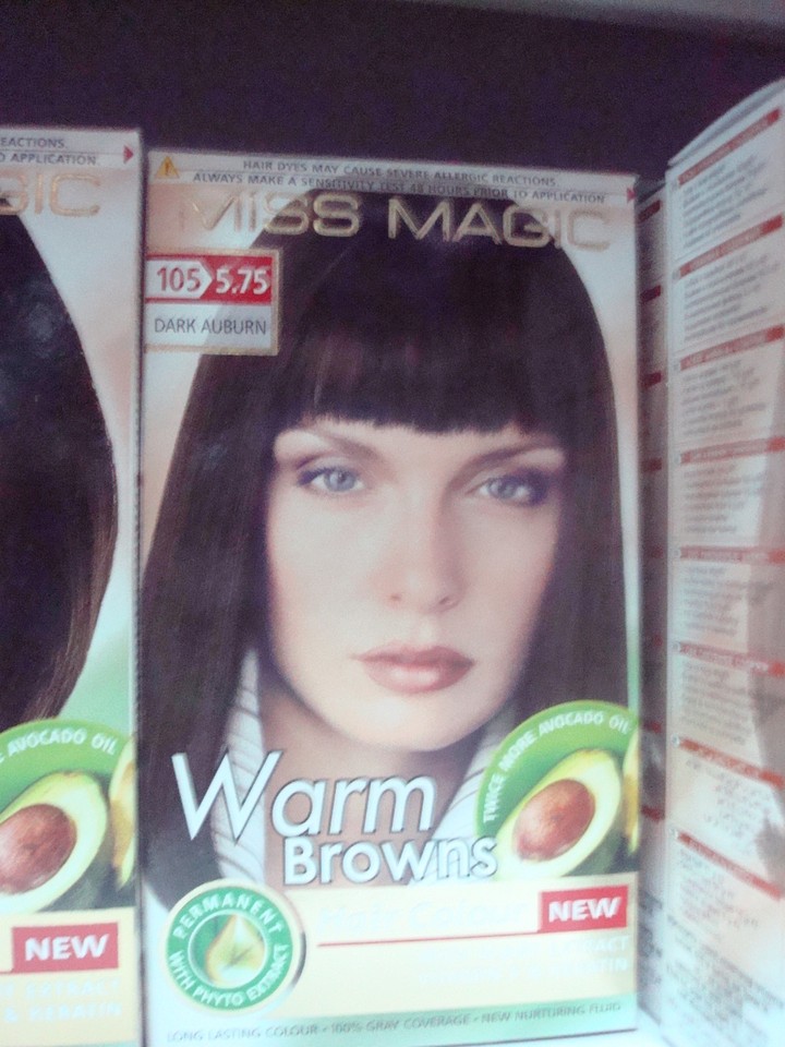 Miss Magic Intensive Color Unisex Cream with Avocado oil Hair Color ...