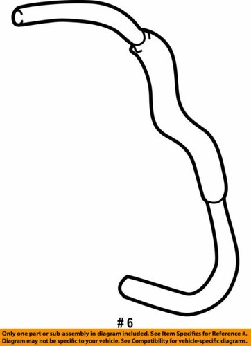 44348-42050 Toyota Hose, oil reservoir to pump, no.1 4434842050, New ...