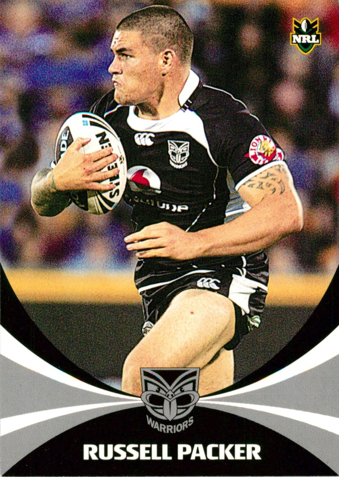 New 2011 NEW ZEALAND WARRIORS NRL Card RUSSELL PACKER Daily Telegraph ...