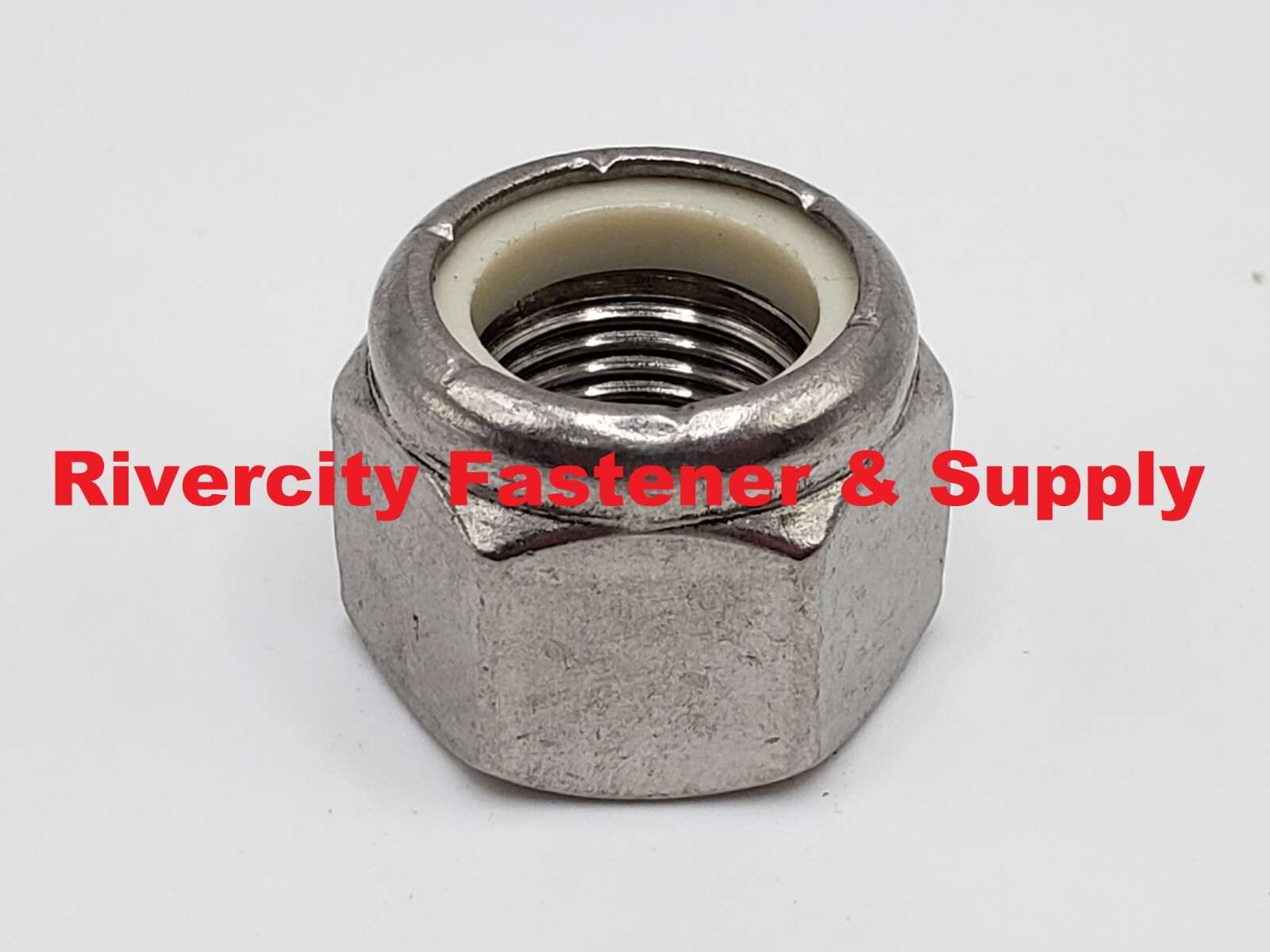 7/16-20 Stainless Steel Nylon Insert Stop Nuts 7/16x20 Nuts 7/16 x 20 ...