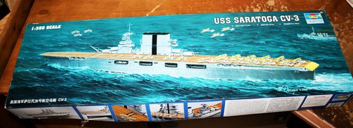 Trumpeter 05607 1/350 US Navy Aircraft Carrier CV-3 Saratoga Model Kit ...