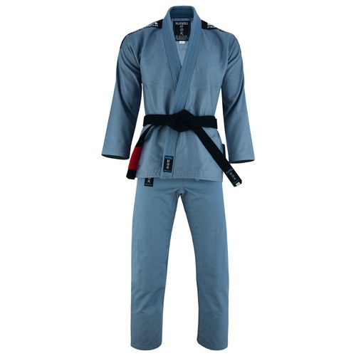 PMA Adults Pearl Weave BJJ Gi Grey Uniform Martial Arts Jiu Jitsu Suit ...