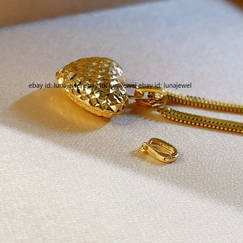 1Pcs 18K Gold 7*5mm Locking Charm Holder Clasps / For Bracelet or ...