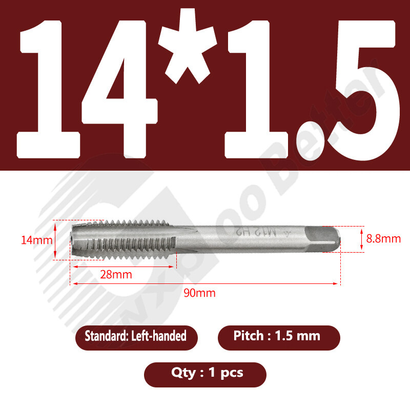 Machine Taps M1 ~ M24 Metric/Imperial Measuring System Manual Tapping ...