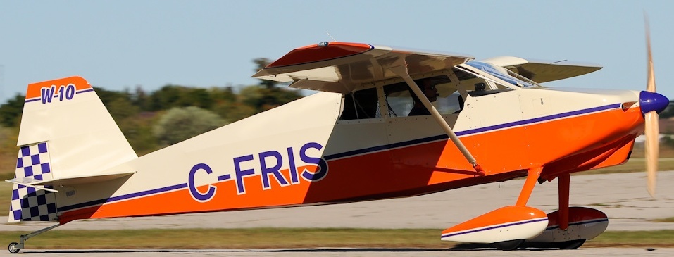 W-10 Tailwind Homebuilt Wittman W10 Airplane Kiln Wood Model Replica ...