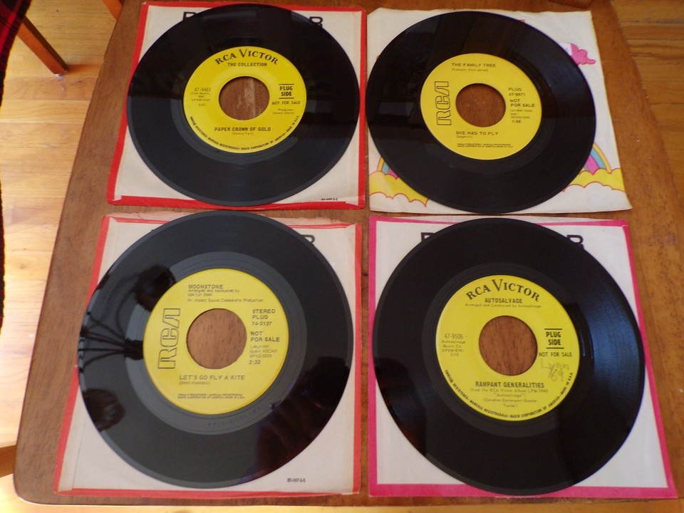 Psychedelic Rock Set of 32 RCA PROMO 45s Old Store Stock Large ...