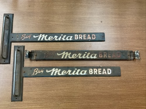 Vintage “Buy Merita Bread” Advertising Country Store Door Push ...