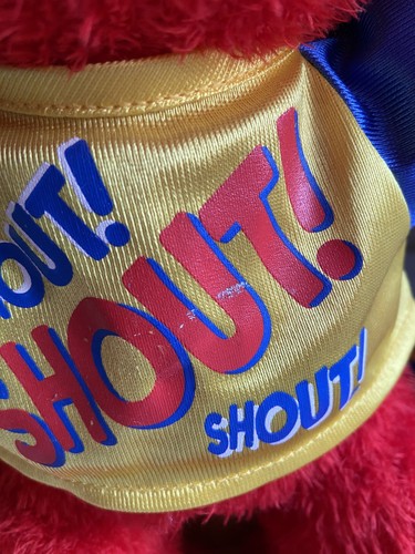 vintage SHOUT ELMO plush doll SESAME STREET nib | eBay