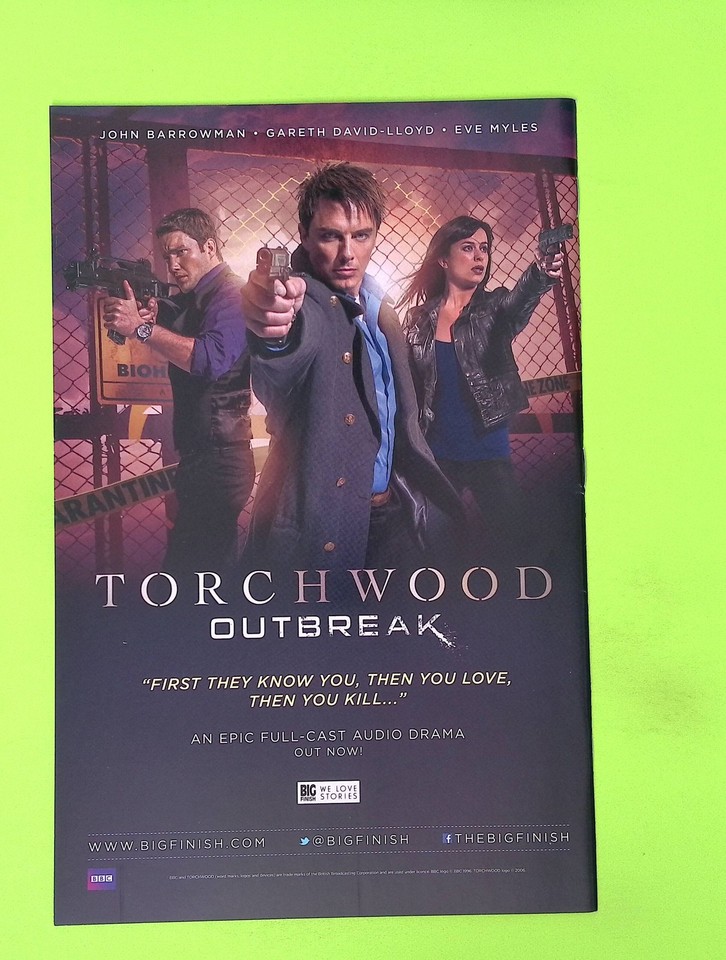 Torchwood #1d Vol. 3 Titan Comics Variant High Grade Comic Book W104-20 ...