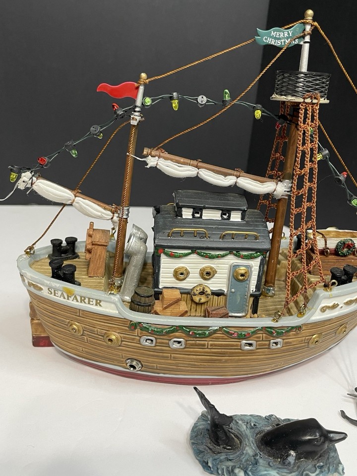 Lemax Carole Towne 2002 Seafarer Boat Ship Christmas Village (C4) | eBay