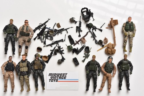 BBI Elite Force - LOT OF FIGURES AND WEAPONS - 1:18 Ultimate Soldier ...