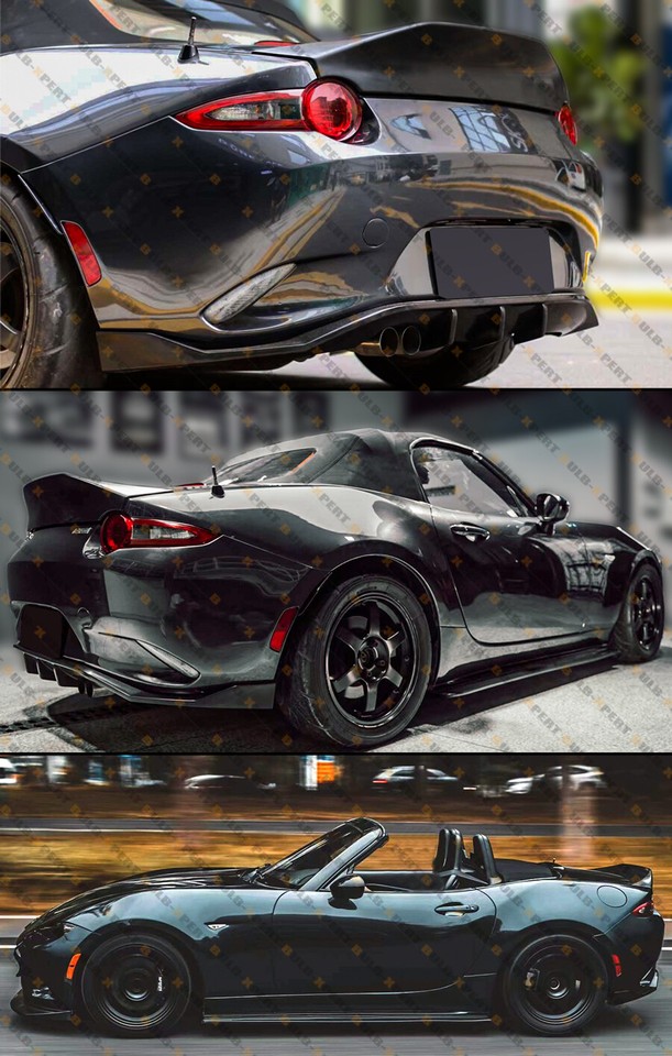 FOR 2016-2022 MAZDA MX5 MIATA ND RF R STYLE PU HIGH KICK DUCKBILL TRUNK ...