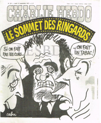 CHARLIE HEBDO N° 357 du 15/9/1977 CABU : LE SOMMET DES RINGARDS | eBay
