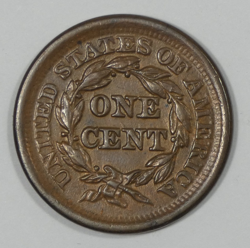 1851 Braided Hair Large Cent EXTRA FINE 1c | eBay