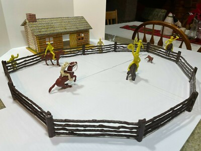 Original 1950s Marx Roy Rogers Ranch Playset Play Set | eBay