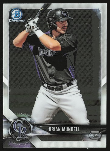 2018 Bowman Chrome #BCP162 Brian Mundell Prospects | eBay