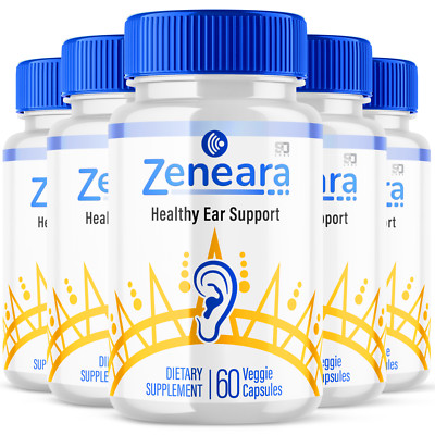 (5 Pack) Zeneara, Healthy Ear Support for Ear Ringing & Tinnitus (300 ...