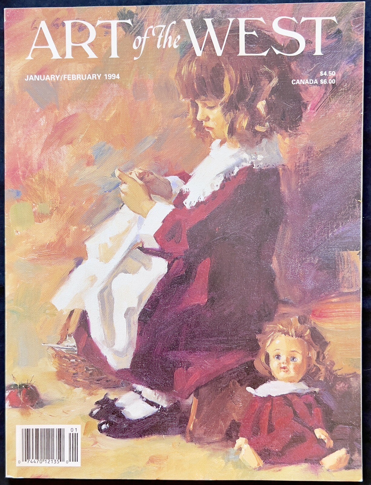 Art of the West Jan/Feb 1994 Loren Entz Scott Burdick Gerald Balciar ...